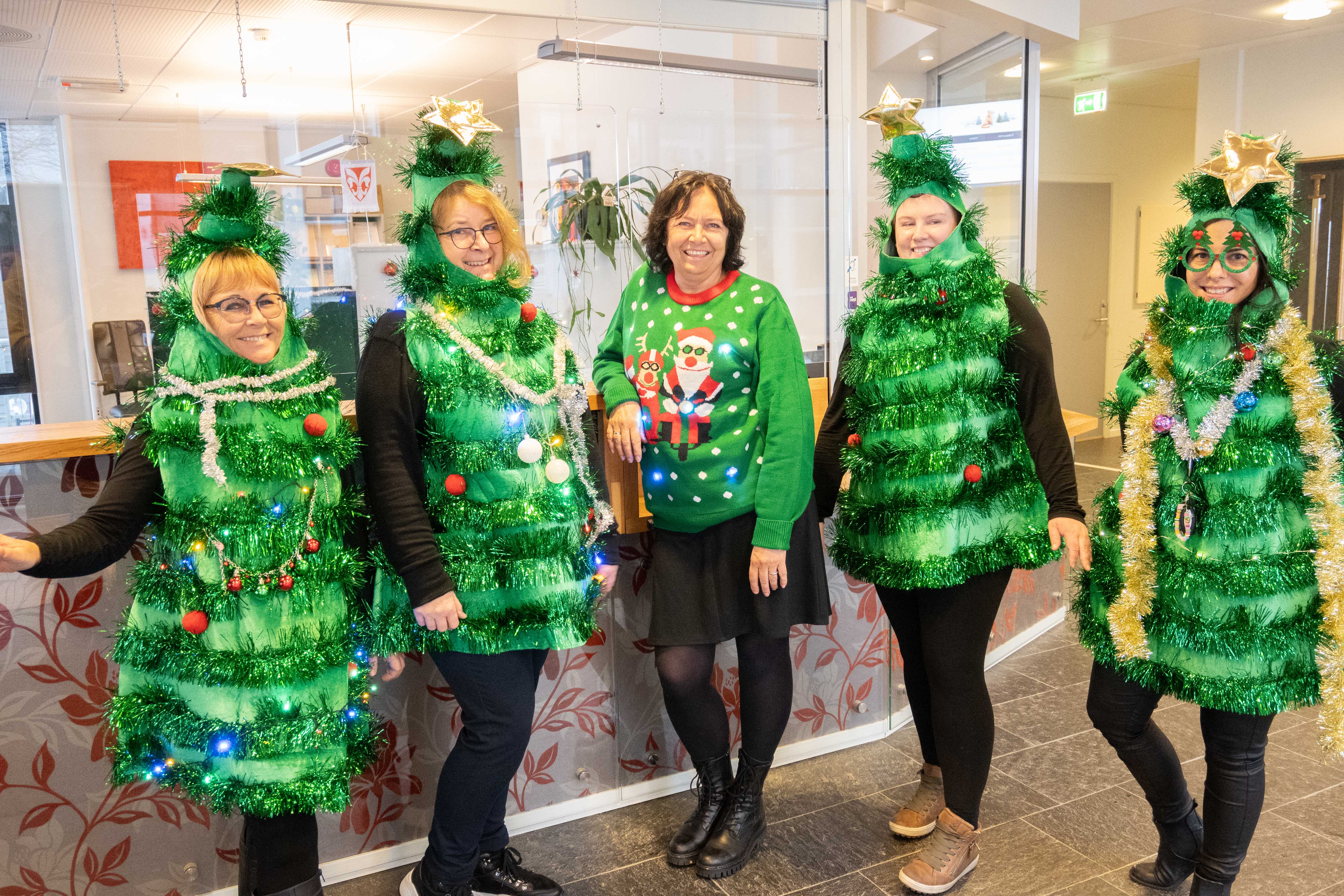 Såg ut som nokre juletre - vann kåringa