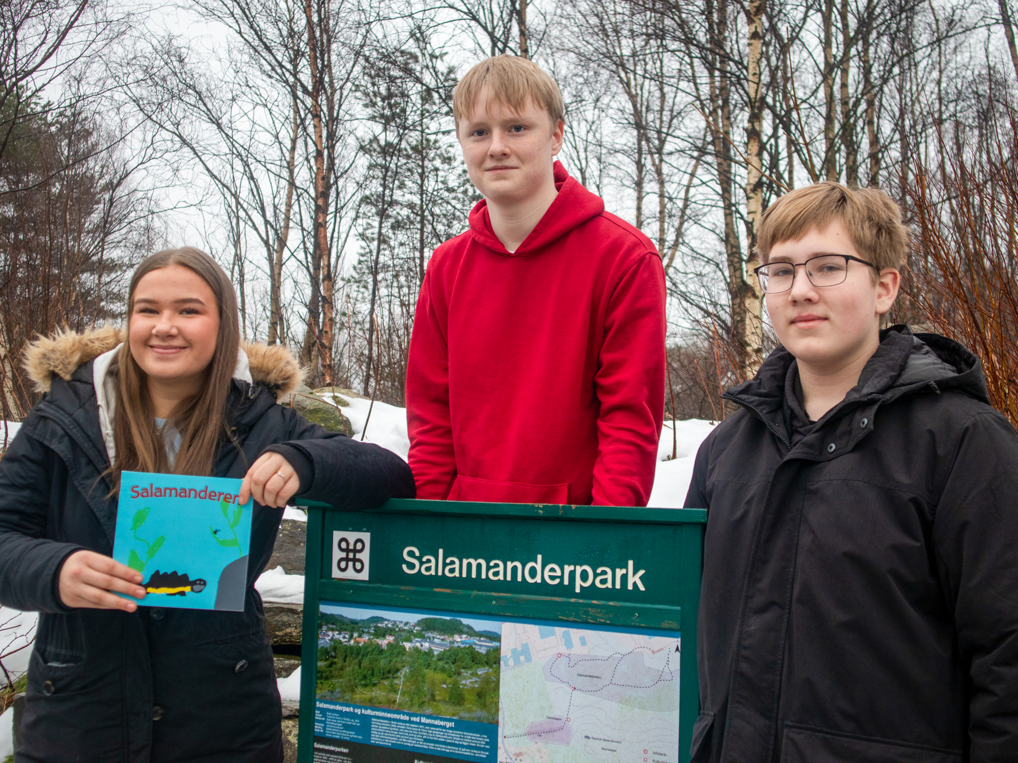 På sponsorjakt til salamanderbok